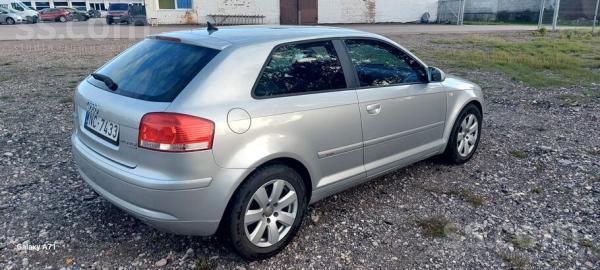 Grey Audi A3 2007 in Bauska, with an engine capacity of 2.00 L and mileage of 353 thousand km for 3150 €, photo 5 on AUTOMOTO.COM.LV