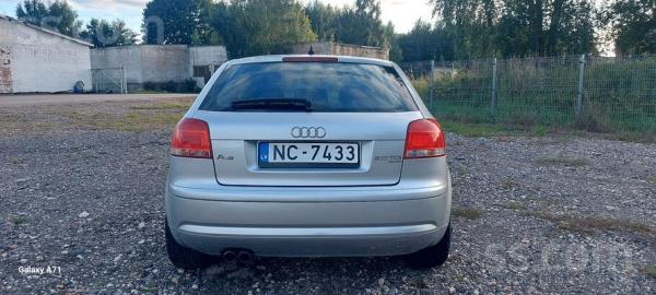 Grey Audi A3 2007 in Bauska, with an engine capacity of 2.00 L and mileage of 353 thousand km for 3150 €, photo 6 on AUTOMOTO.COM.LV