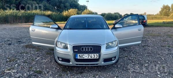 Grey Audi A3 2007 in Bauska, with an engine capacity of 2.00 L and mileage of 353 thousand km for 3150 €, photo 9 on AUTOMOTO.COM.LV