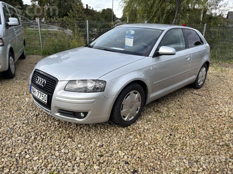 Pelēks Audi A3 2007 Rēzekne, ar dzinēja tilpumu 1.90 L un nobraukumu 243 tūkst. km par 1750 €, foto 1 vietnē AUTOMOTO.COM.LV