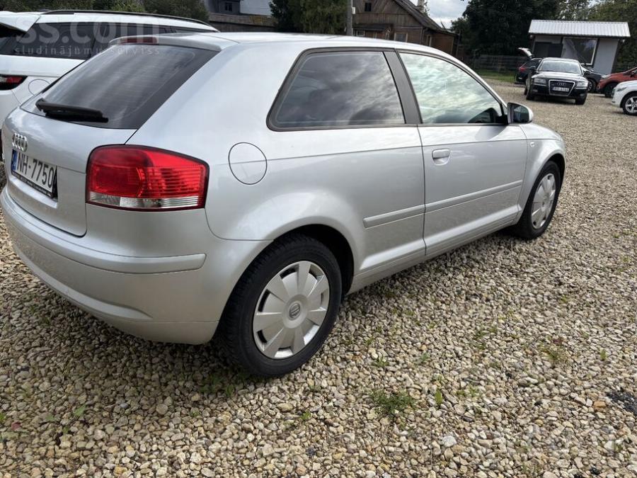 Pelēks Audi A3 2007 Rēzekne, ar dzinēja tilpumu 1.90 L un nobraukumu 243 tūkst. km par 1750 €, foto 4 vietnē AUTOMOTO.COM.LV
