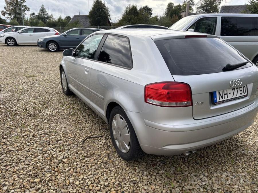 Pelēks Audi A3 2007 Rēzekne, ar dzinēja tilpumu 1.90 L un nobraukumu 243 tūkst. km par 1750 €, foto 5 vietnē AUTOMOTO.COM.LV