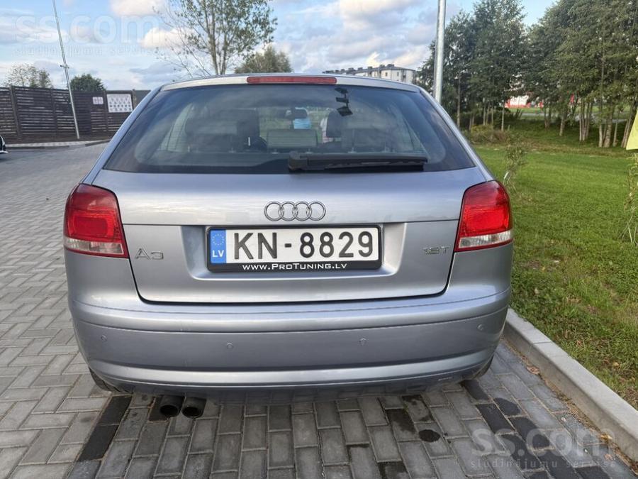 Серый Ауди А3 2007 в Рига, объемом двигателя 1.80 л и пробегом 243 тыс. км за 3250 €, фото 3 на AUTOMOTO.COM.LV