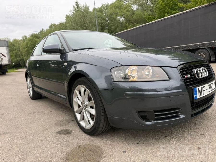 Pelēks Audi A3 2008 Rīga, ar dzinēja tilpumu 2.00 L un nobraukumu 264 tūkst. km par 4300 €, foto 3 vietnē AUTOMOTO.COM.LV