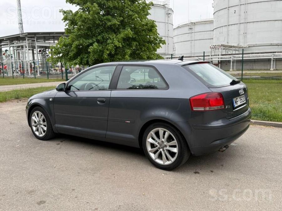 Pelēks Audi A3 2008 Rīga, ar dzinēja tilpumu 2.00 L un nobraukumu 264 tūkst. km par 4300 €, foto 4 vietnē AUTOMOTO.COM.LV