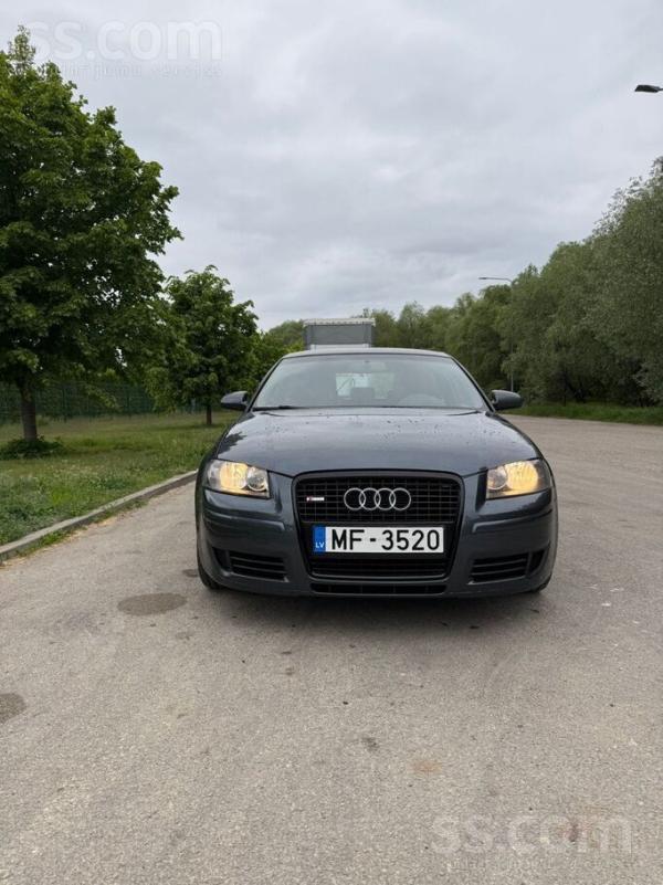 Grey Audi A3 2008 in Riga, with an engine capacity of 2.00 L and mileage of 264 thousand km for 4300 €, photo 6 on AUTOMOTO.COM.LV