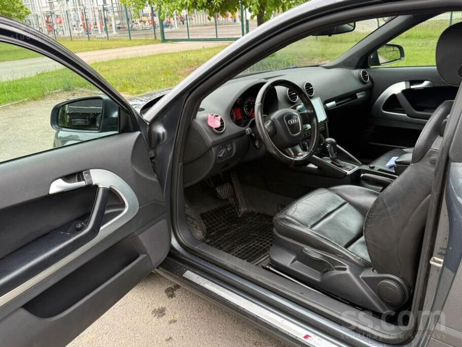 Pelēks Audi A3 2008 Rīga, ar dzinēja tilpumu 2.00 L un nobraukumu 264 tūkst. km par 4300 €, foto 8 vietnē AUTOMOTO.COM.LV