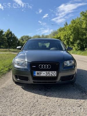 Grey Audi A3 2008 in Riga, with an engine capacity of 2.00 L and mileage of 264 thousand km for 3300 €, photo  on AUTOMOTO.COM.LV