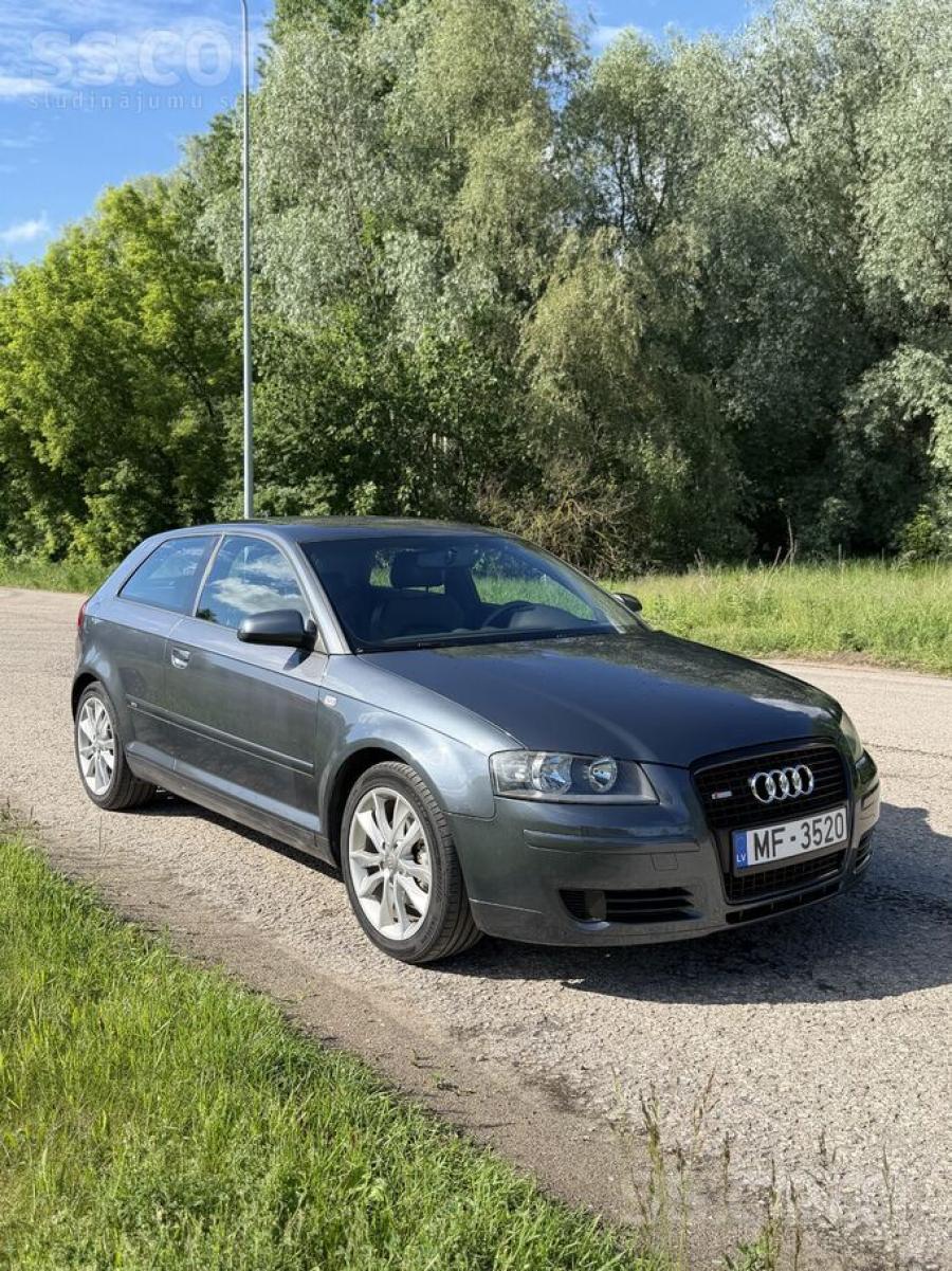 Grey Audi A3 2008 in Riga, with an engine capacity of 2.00 L and mileage of 264 thousand km for 3300 €, photo 4 on AUTOMOTO.COM.LV