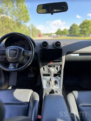 Grey Audi A3 2008 in Riga, with an engine capacity of 2.00 L and mileage of 264 thousand km for 3300 €, photo 8 on AUTOMOTO.COM.LV