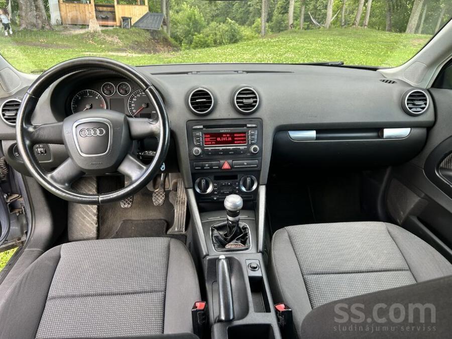 Серый Ауди А3 2009 в Гулбене, объемом двигателя 1.90 л и пробегом 265 тыс. км за 2500 €, фото 10 на AUTOMOTO.COM.LV