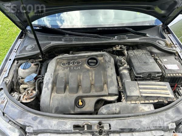 Pelēks Audi A3 2009 Gulbene, ar dzinēja tilpumu 1.90 L un nobraukumu 265 tūkst. km par 2500 €, foto 10 vietnē AUTOMOTO.COM.LV