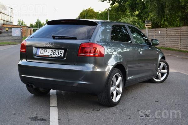 Grey Audi A3 2009 in Jelgava, with an engine capacity of 1.40 L and mileage of 0 thousand km for 4490 €, photo 3 on AUTOMOTO.COM.LV