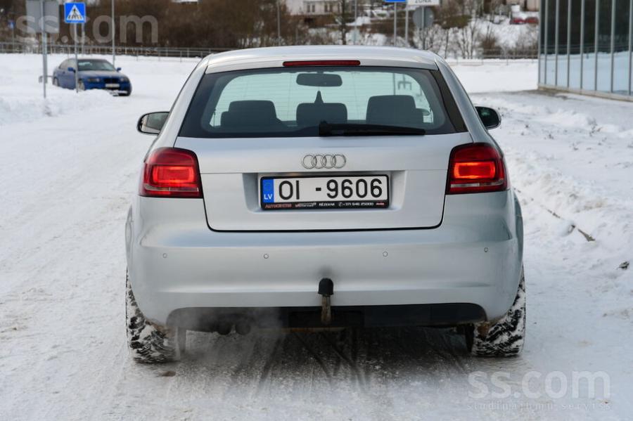 Grey Audi A3 2012 in Rezekne, with an engine capacity of 2.00 L and mileage of 291 thousand km for 5100 €, photo 4 on AUTOMOTO.COM.LV