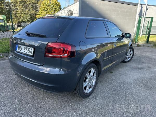 Grey Audi A3 2012 in Riga, with an engine capacity of 1.60 L and mileage of 0 thousand km for 5600 €, photo 4 on AUTOMOTO.COM.LV