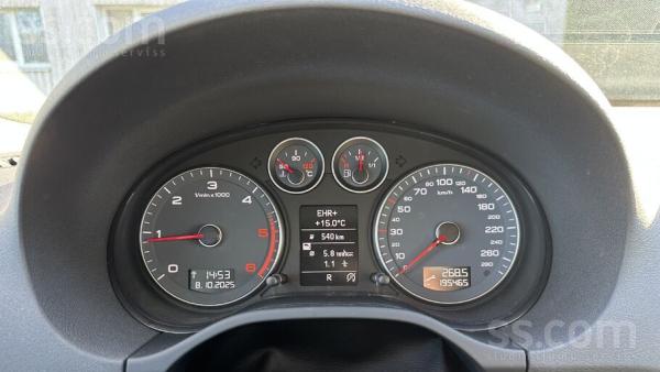 Grey Audi A3 2012 in Riga, with an engine capacity of 1.60 L and mileage of 0 thousand km for 5600 €, photo 5 on AUTOMOTO.COM.LV