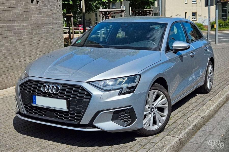 Pelēks Audi A3 2020 Kauņa, ar dzinēja tilpumu 1.50 L un nobraukumu 77 tūkst. km par 27448 €, foto 1 vietnē AUTOMOTO.COM.LV