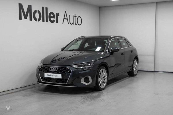 Pelēks Audi A3 2022 Viļņa, ar dzinēja tilpumu 2.00 L un nobraukumu 119 tūkst. km par 19950 €, foto 1 vietnē AUTOMOTO.COM.LV