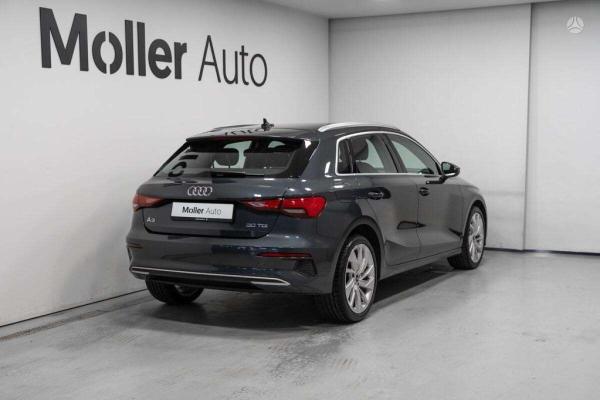 Pelēks Audi A3 2022 Viļņa, ar dzinēja tilpumu 2.00 L un nobraukumu 119 tūkst. km par 19950 €, foto 4 vietnē AUTOMOTO.COM.LV