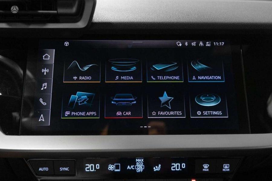Серый Ауди А3 2022 в Вильнюс, объемом двигателя 2.00 л и пробегом 119 тыс. км за 19950 €, фото 19 на AUTOMOTO.COM.LV