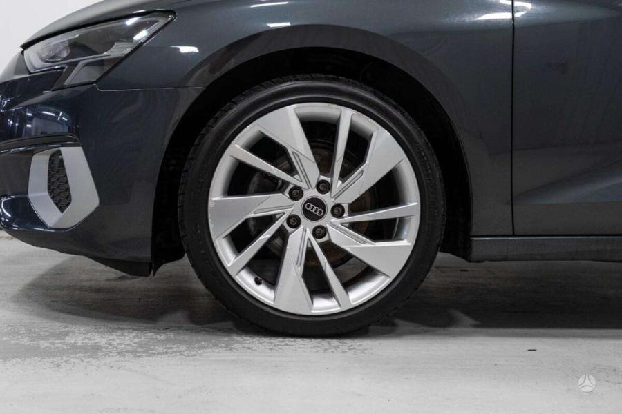 Grey Audi A3 2022 in Vilnius, with an engine capacity of 2.00 L and mileage of 119 thousand km for 19950 €, photo 13 on AUTOMOTO.COM.LV
