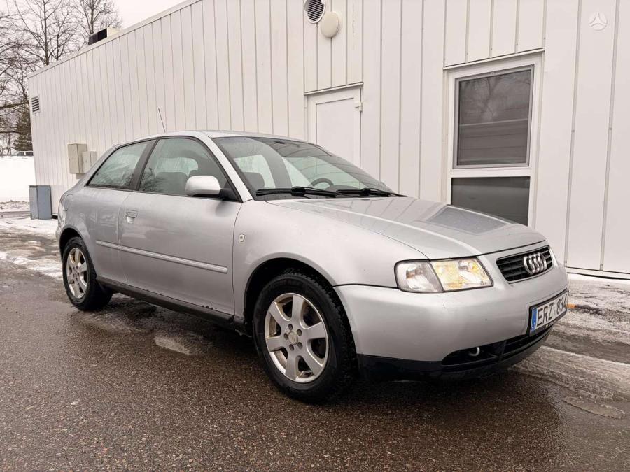 Grey Audi A3 1997 in Trakai, with an engine capacity of 1.78 L and mileage of 235 thousand km for 1300 €, photo 1 on AUTOMOTO.COM.LV