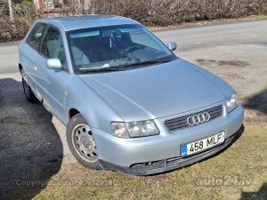 Pelēks Audi A3 1997 Tallina, ar dzinēja tilpumu 1.80 L un nobraukumu 290 tūkst. km par 600 €, foto  vietnē AUTOMOTO.COM.LV