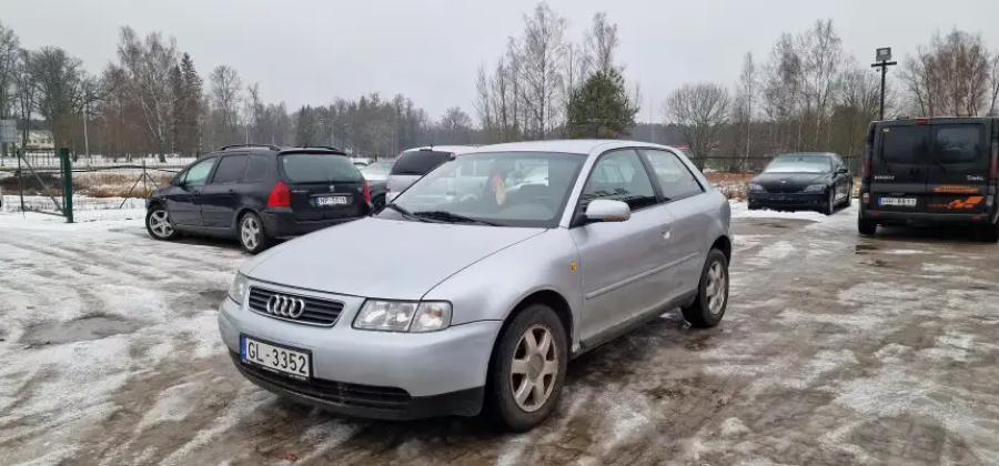 Pelēks Audi A3 1997 Valmiera, ar dzinēja tilpumu 1.80 L un nobraukumu 249 tūkst. km par 1050 €, foto 7 vietnē AUTOMOTO.COM.LV