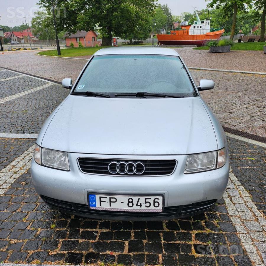 Grey Audi A3 1998 in Ventspils, with an engine capacity of 1.80 L and mileage of 280 thousand km for 1200 €, photo 1 on AUTOMOTO.COM.LV