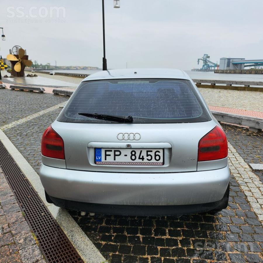 Grey Audi A3 1998 in Ventspils, with an engine capacity of 1.80 L and mileage of 280 thousand km for 1200 €, photo 4 on AUTOMOTO.COM.LV