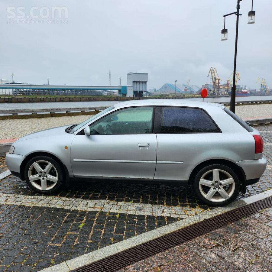 Grey Audi A3 1998 in Ventspils, with an engine capacity of 1.80 L and mileage of 280 thousand km for 1200 €, photo 5 on AUTOMOTO.COM.LV