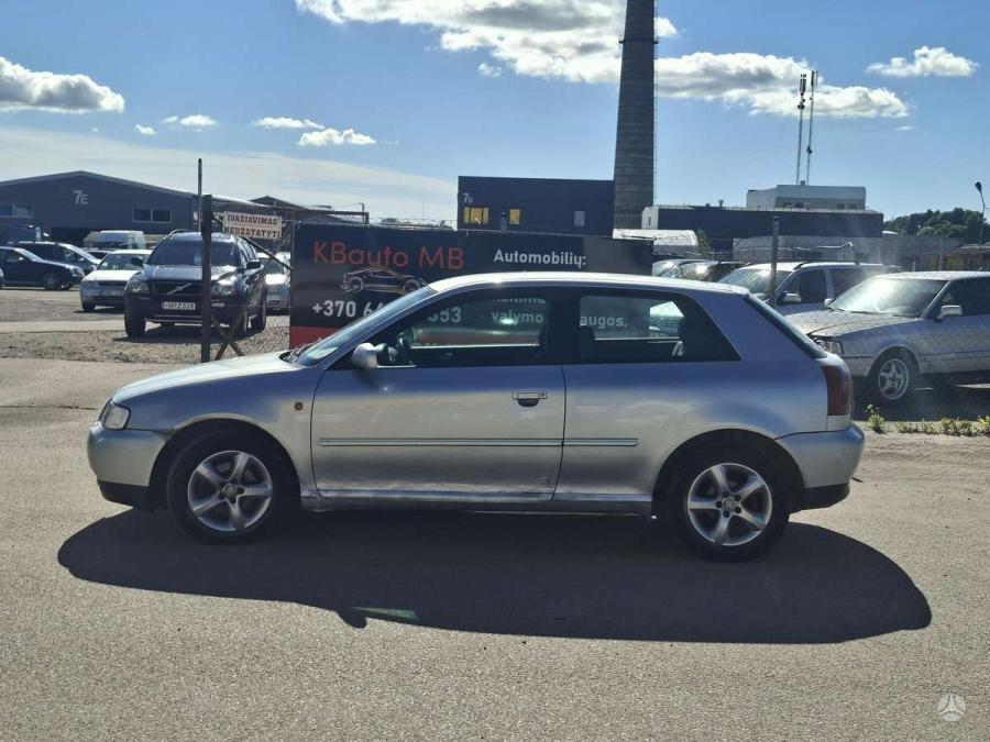 Grey Audi A3 1998 in Plunge, with an engine capacity of 1.90 L and mileage of 310 thousand km for 750 €, photo 3 on AUTOMOTO.COM.LV