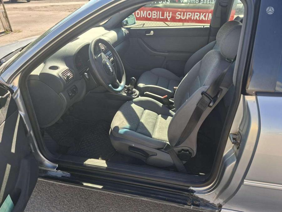 Grey Audi A3 1998 in Plunge, with an engine capacity of 1.90 L and mileage of 310 thousand km for 750 €, photo 8 on AUTOMOTO.COM.LV