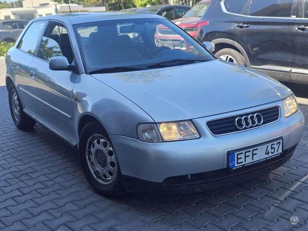 Grey Audi A3 1998 in Kaunas, with an engine capacity of 1.60 L and mileage of 266 thousand km for 999 €, photo 2 on AUTOMOTO.COM.LV