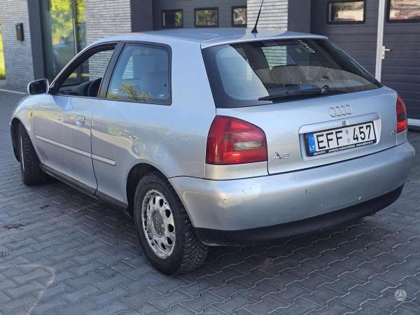 Grey Audi A3 1998 in Kaunas, with an engine capacity of 1.60 L and mileage of 266 thousand km for 999 €, photo 3 on AUTOMOTO.COM.LV