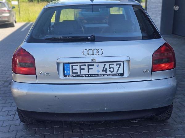 Grey Audi A3 1998 in Kaunas, with an engine capacity of 1.60 L and mileage of 266 thousand km for 999 €, photo 4 on AUTOMOTO.COM.LV