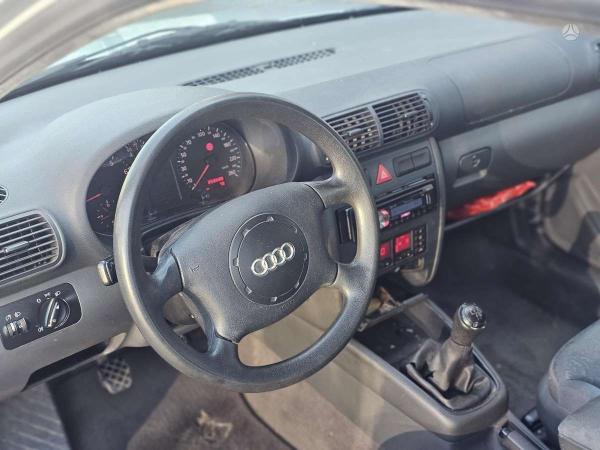 Grey Audi A3 1998 in Kaunas, with an engine capacity of 1.60 L and mileage of 266 thousand km for 999 €, photo 9 on AUTOMOTO.COM.LV
