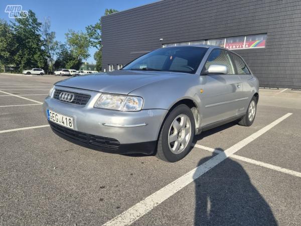 Pelēks Audi A3 1998 Kauņa, ar dzinēja tilpumu 1.60 L un nobraukumu 270 tūkst. km par 1100 €, foto 2 vietnē AUTOMOTO.COM.LV