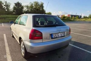 Pelēks Audi A3 1998 Kauņa, ar dzinēja tilpumu 1.60 L un nobraukumu 270 tūkst. km par 720 €, foto 5 vietnē AUTOMOTO.COM.LV
