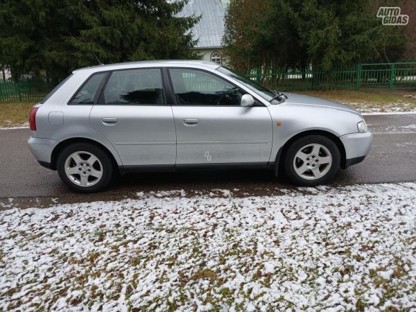 Pelēks Audi A3 1999 Utena, ar dzinēja tilpumu 1.90 L un nobraukumu 350 tūkst. km par 1550 €, foto 1 vietnē AUTOMOTO.COM.LV