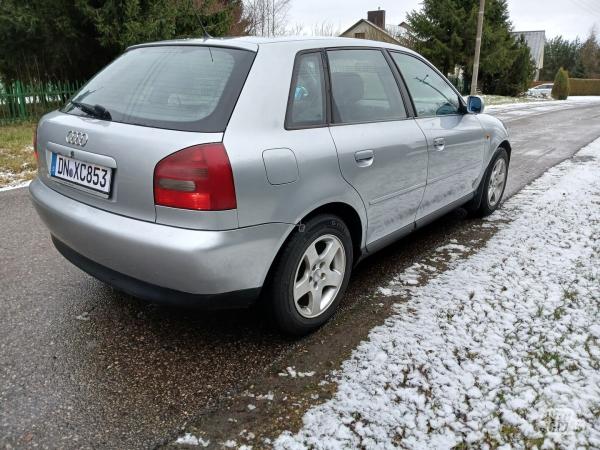 Pelēks Audi A3 1999 Utena, ar dzinēja tilpumu 1.90 L un nobraukumu 350 tūkst. km par 1550 €, foto 3 vietnē AUTOMOTO.COM.LV