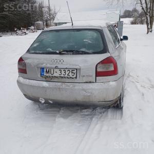 Grey Audi A3 1999 in Aizkraukle, with an engine capacity of 1.90 L and mileage of 435 thousand km for 890 €, photo 2 on AUTOMOTO.COM.LV