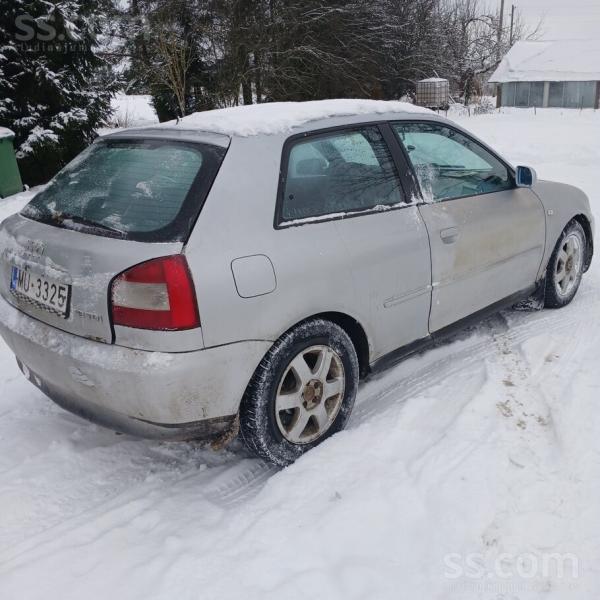 Grey Audi A3 1999 in Aizkraukle, with an engine capacity of 1.90 L and mileage of 435 thousand km for 690 €, photo 3 on AUTOMOTO.COM.LV