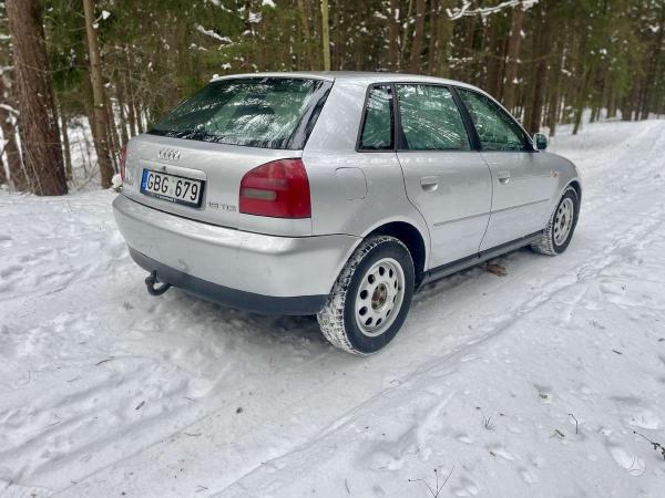 Pelēks Audi A3 1999 Viļņa, ar dzinēja tilpumu 1.90 L un nobraukumu 286 tūkst. km par 1450 €, foto 2 vietnē AUTOMOTO.COM.LV