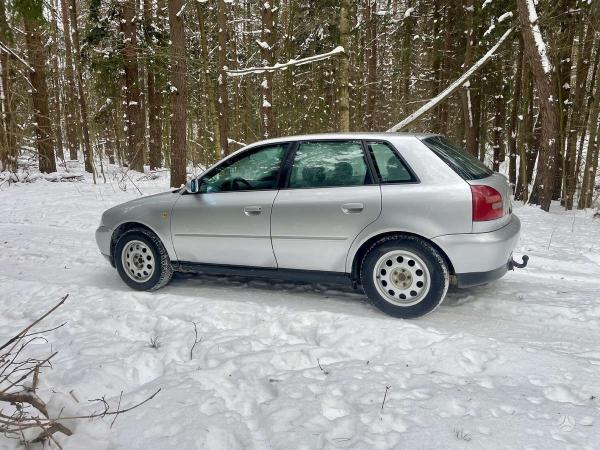 Pelēks Audi A3 1999 Viļņa, ar dzinēja tilpumu 1.90 L un nobraukumu 286 tūkst. km par 1450 €, foto 8 vietnē AUTOMOTO.COM.LV
