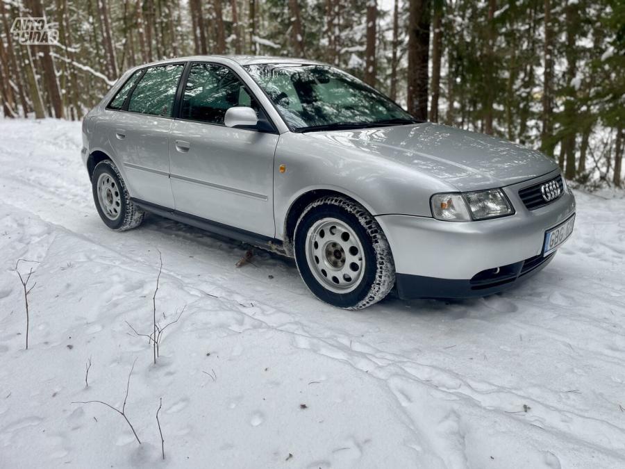 Grey Audi A3 1999 in Vilnius, with an engine capacity of 1.90 L and mileage of 287 thousand km for 1400 €, photo 4 on AUTOMOTO.COM.LV