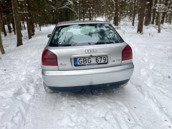 Pelēks Audi A3 1999 Viļņa, ar dzinēja tilpumu 1.90 L un nobraukumu 287 tūkst. km par 1400 €, foto 8 vietnē AUTOMOTO.COM.LV