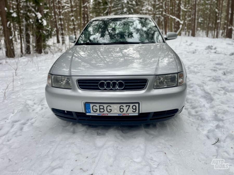 Grey Audi A3 1999 in Vilnius, with an engine capacity of 1.90 L and mileage of 287 thousand km for 1400 €, photo 9 on AUTOMOTO.COM.LV