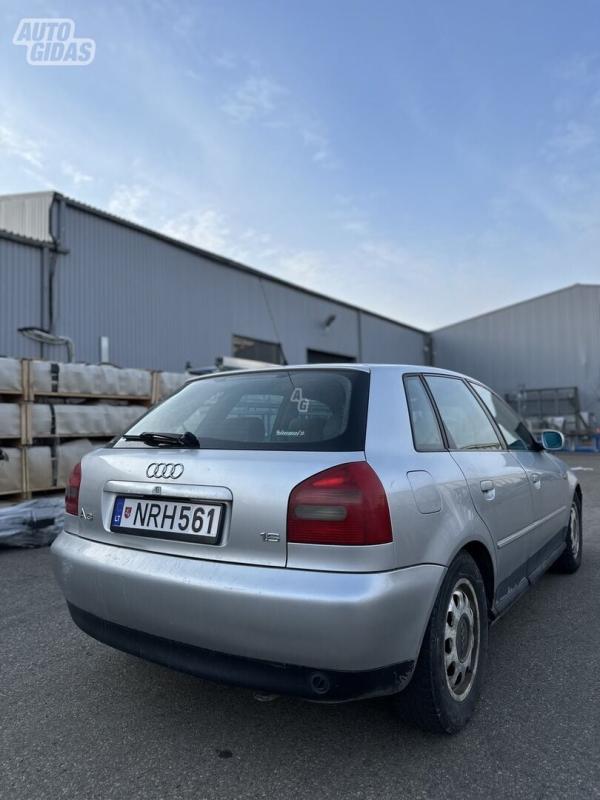 Pelēks Audi A3 1999 Viļņa, ar dzinēja tilpumu 1.60 L un nobraukumu 341 tūkst. km par 680 €, foto 4 vietnē AUTOMOTO.COM.LV