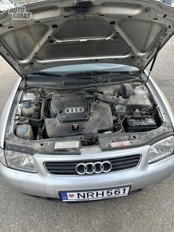 Pelēks Audi A3 1999 Viļņa, ar dzinēja tilpumu 1.60 L un nobraukumu 341 tūkst. km par 680 €, foto 9 vietnē AUTOMOTO.COM.LV